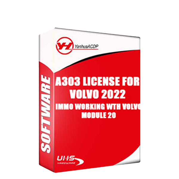 Yanhua - A303 License - Volvo 2022 - IMMO To Work With Module 20 for ...