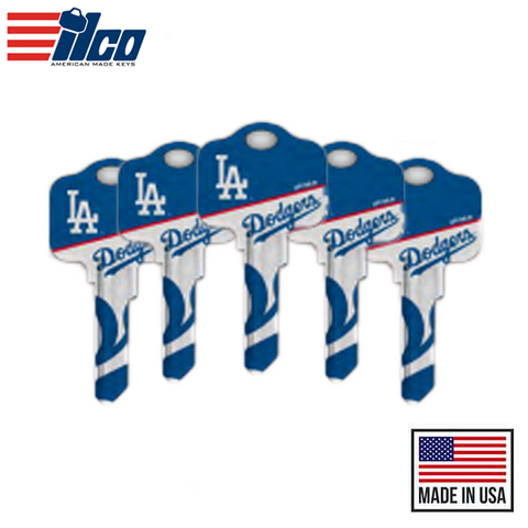Ilco - MLB TeamKeys - Key Blank - Los Angeles Dodgers - KW1 (5 Pack ...