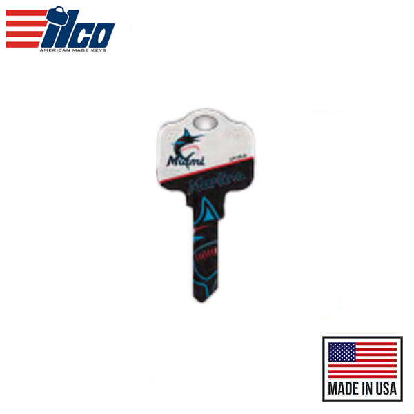 Ilco - MLB TeamKeys - Key Blank - Miami Marlins - SC1 (5 Pack) for Sale ...