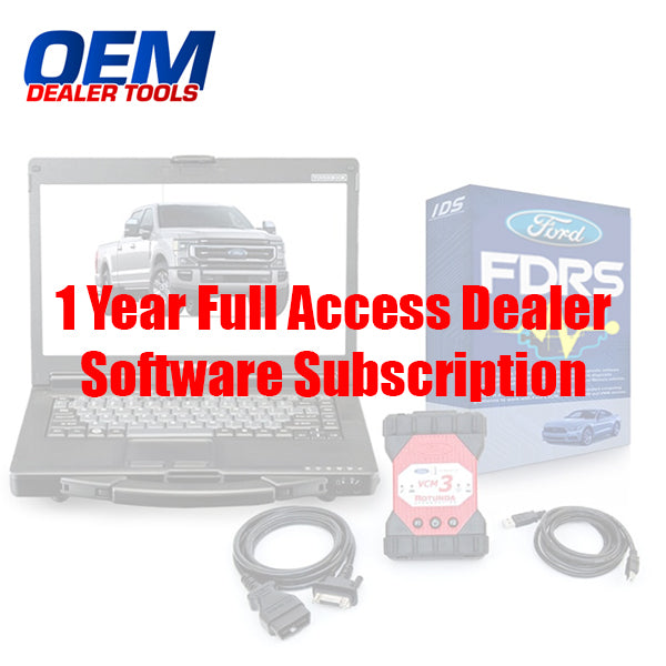 Ford Dealer Tool - 1 Year Software Subscription - FDRS Diagnostics And ...