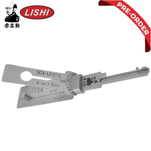 ORIGINAL LISHI - SC4 / 6-Pin / Schlage Keyway Tool / 2-in-1 Pick & Dec ...
