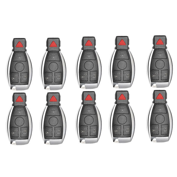 50 x 1997-2014 Mercedes Benz / 4-Button Fobik Key / IYZ-3312 / 315 MHz ...