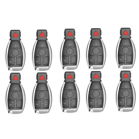 50 x 1997-2014 Mercedes Benz / 4-Button Fobik Key / IYZ-3312 / 315 MHz ...
