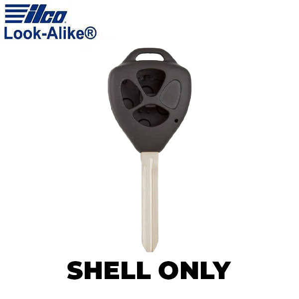 Ilco - 2006-2019 Toyota - TOY-3B - 3-Button Remote Head Key SHELL (AFT ...
