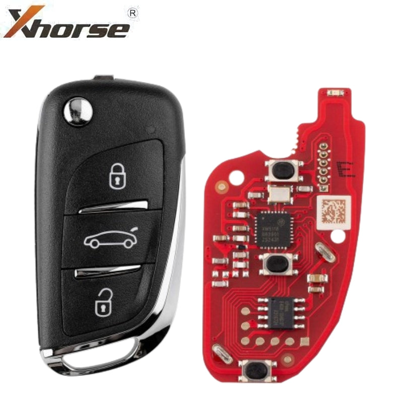 Xhorse XHS-XKDS20EN DS Flip Key – 3 Button MX5118 Chip – UHS Hardware