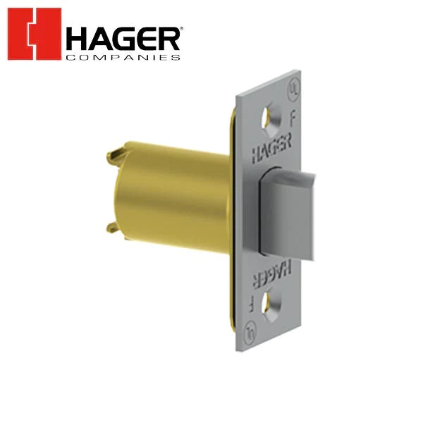 Hager - 3949 - 2-3/8" 60 mm Latchbolt - Passage Spring Latch - Satin ...
