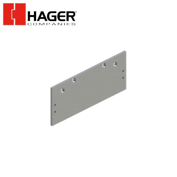 Hager - 5916 - Drop Plate Narrow Rail Parallel Arm - Optional Finish ...