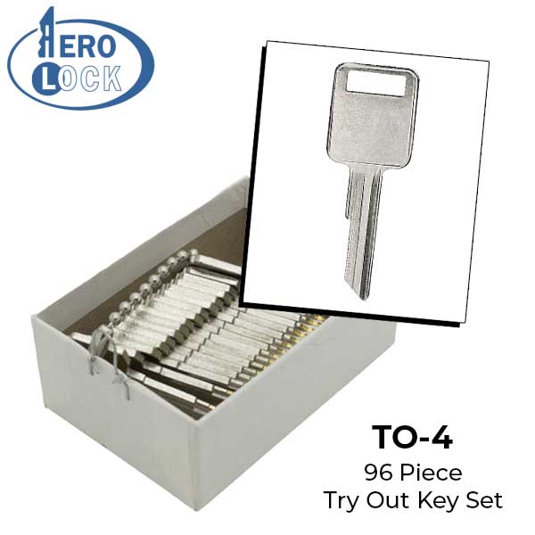 AeroLock - TO-4 - American Motors - All Locks Try-Out Key Set - RA4 ...