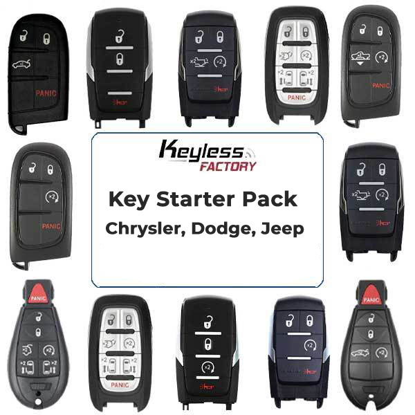 Chrysler Dodge Jeep - Complete Key Starter Pack (AFTERMARKET) for Sale ...