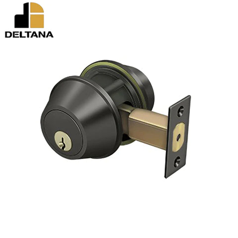 Deltana - Double Deadbolt - Grade 2 - 2-3/4" Backset - 1-3/8" - 1-3/4 ...