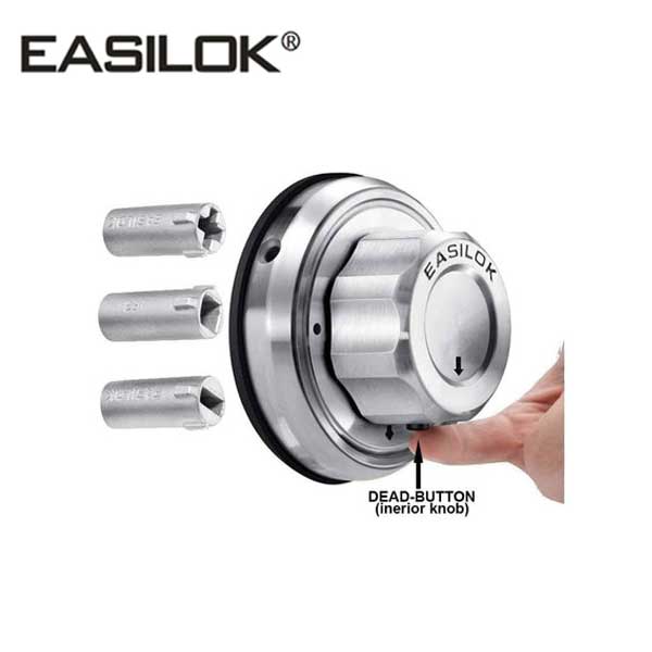 EASILOK - E2 - Single Cylinder Deadbolt Lock - Twist-To-Lock ...