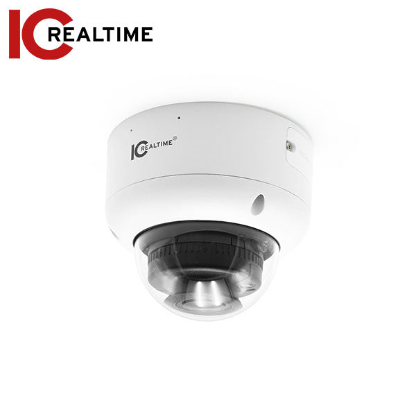 IC Realtime - IPEL-D40V-W1-LED / 4MP IP Indoor/Outdoor Dome Camera ...