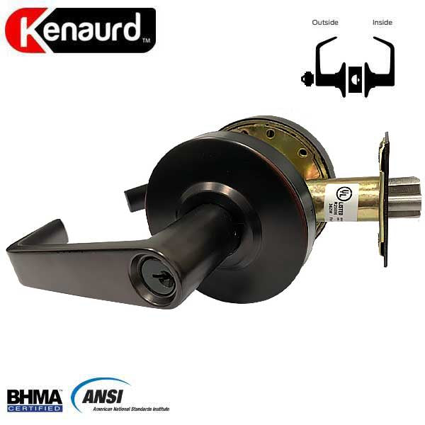 Commercial Lever Set Handle - 2-3/4” Standard Backset - Oil Rubbed ...