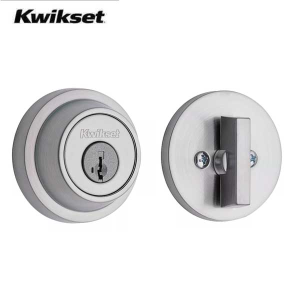 Kwikset - 660 - Residential Deadbolt - Single Cylinder - Optional Rose ...