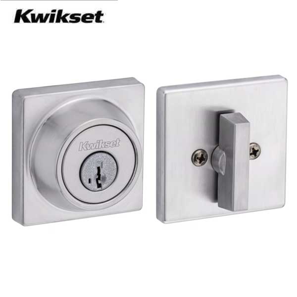 Kwikset - 660 - Residential Deadbolt - Single Cylinder - Optional Rose ...
