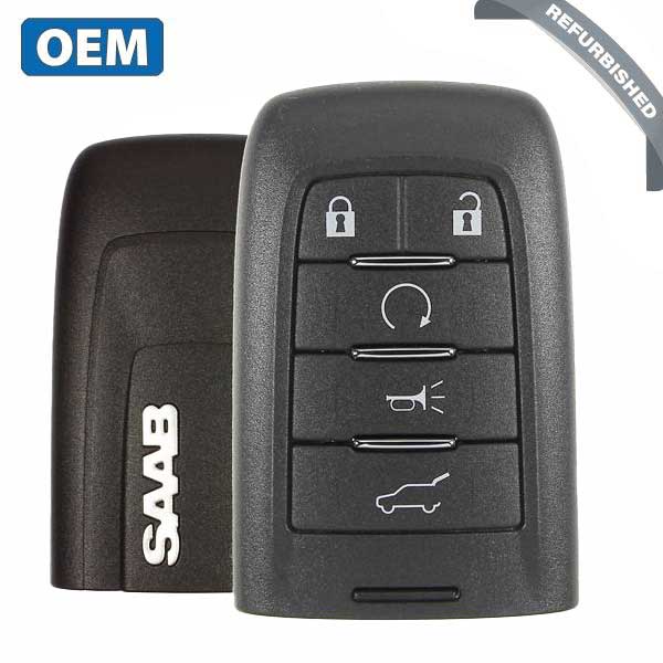 2011 Saab / 5-Button Smart Key / PN: 25849810 / NBG009768T (OEM Refurb ...
