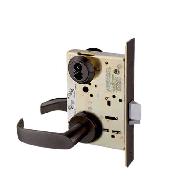 Sargent - 8205 - Mechanical Mortise Lock - LN Rose / L Lever - Office ...