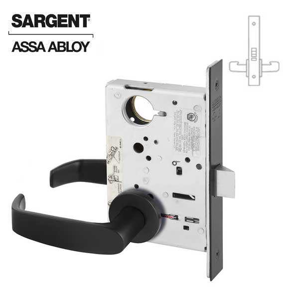 Sargent - 8215 - Mechanical Mortise Lock - LN Rose / L Lever - Passage ...