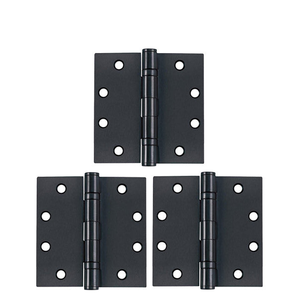 TELL - Ball Bearing Hinge - Heavy Duty - 4.5" x 4.5" - US19 - (3-Pack ...